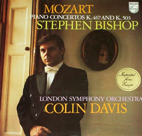 Mozart Colin Davis Stephen Bishop London Symphony Orchestra Mozart