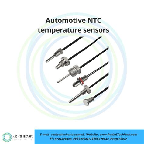 Automotive Ntc Temperature Sensors Precision Vehicle Temperature Control
