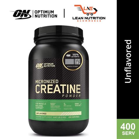 Optimum Nutrition Creatine 300g 600g 1200g 2000g Shopee Malaysia