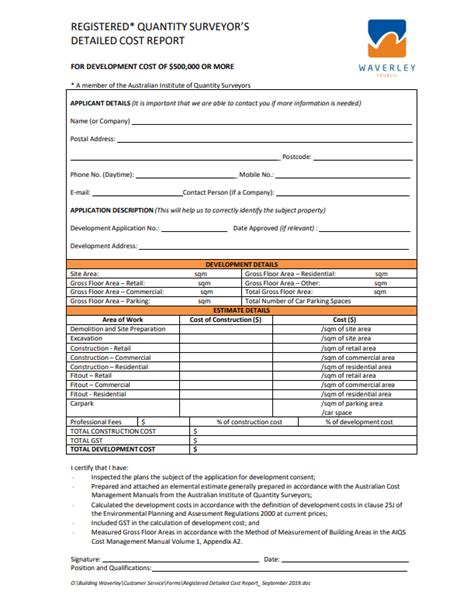 The Quantity Surveyor Qs Report Pba Quantity Surveyors Sydney