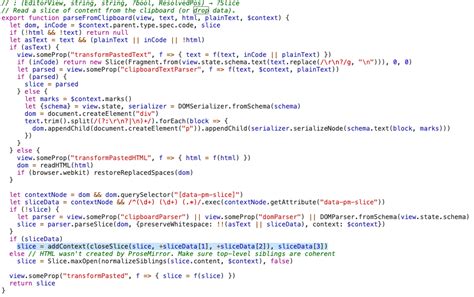 Parsefromclipboards Addcontext Transforms Slice In An Invalid Way · Issue 1197 · Prosemirror