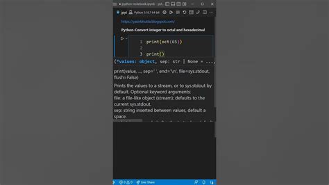 2 Int Python Convert Integer To Octal And Hexadecimal Youtube