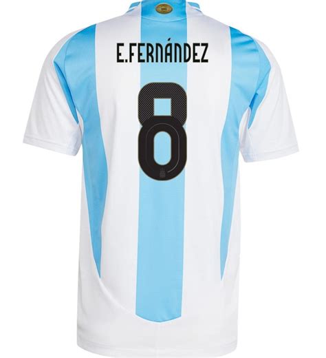 E Fernández Argentina 24 25 Authentic Home Jersey Jerseymotion