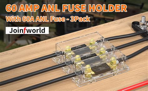 Joinfworld 60 Amp Anl Fuse Holder With 60a Anl Fuse Anl Fuse Block 02