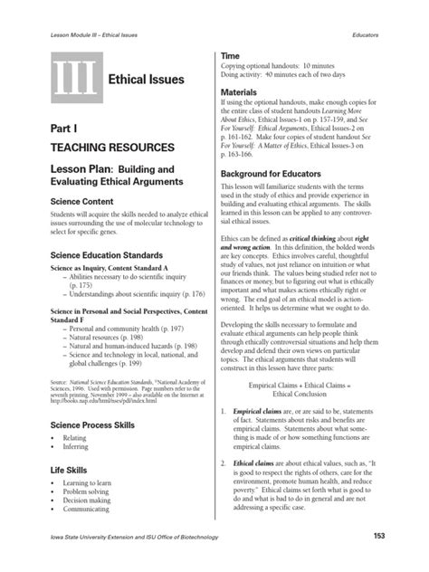 Module Iii Pdf Argument In Vitro Fertilisation