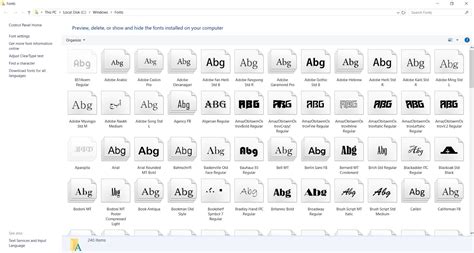 Fonts For Windows