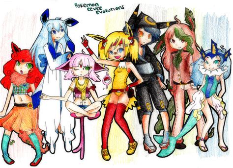 Eevee Evolutions By RainDropSweet On DeviantArt
