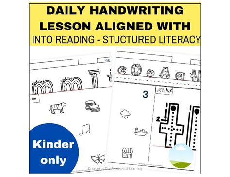 Into Reading Structured Literacy Daily Handwriting Lessons And Plans