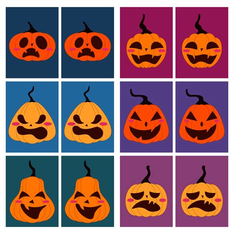 Halloween Memory Game Printable