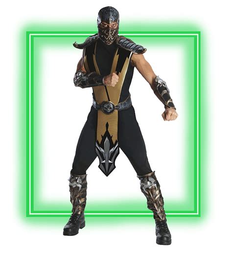 Купить Костюм Скорпиона из Мортал Комбат/Mortal Kombat Scorpion Hanzo ...