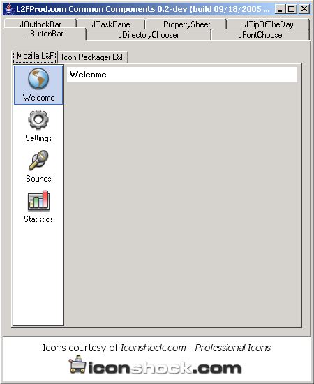 Button Bar Demo Button Bar Swing Components Java