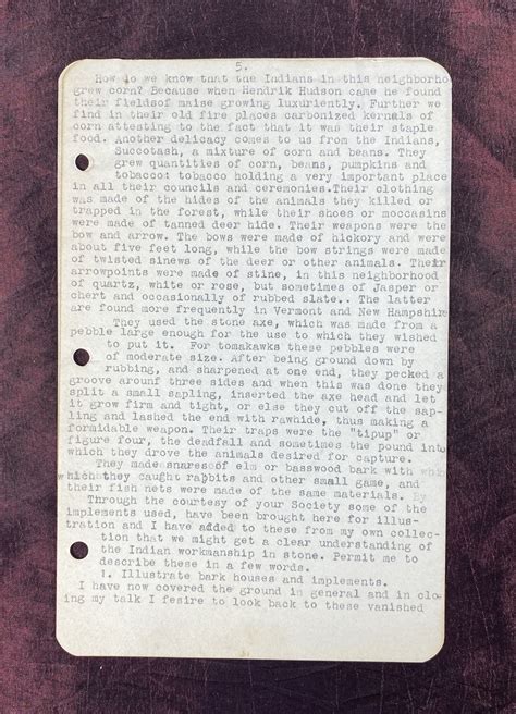 Native Americans Methodism Typescripts Of Two Speeches Given About Native Americans