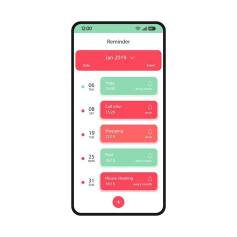 Calendar Time Management Phone