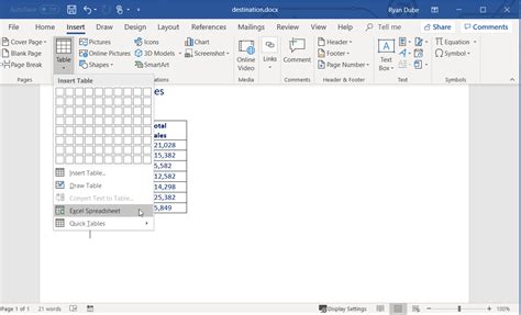 how to insert an excel file link into a word document design talk