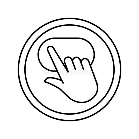 Click And Go App Label Product Caution Line Icon Vector Illustration Stock Vector Illustration Click And Go App Label Product Caution Line Icon Vector Illustration Stock Vector Illustration