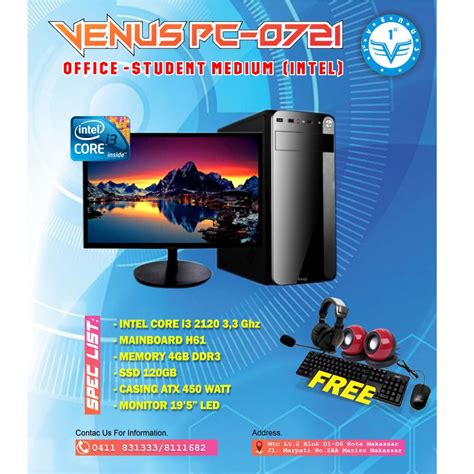 Jual Paket Rakitan Komputer Murah Rakitan Pc Core I Rkt Shopee Indonesia