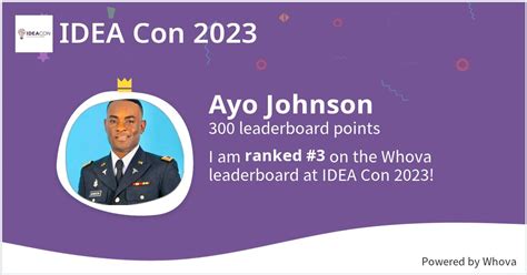 Ayo Johnson On Linkedin Ideacon2023 Whova