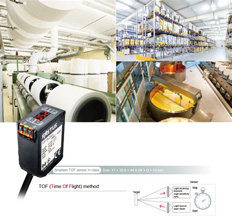 Photoelectric Sensors BGS Distance Setting Sensor Compact TOF Sensors With Display TOF DL