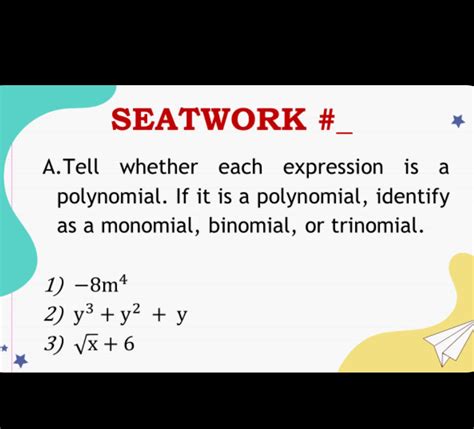 Atell Whether Each Expression Is A Studyx