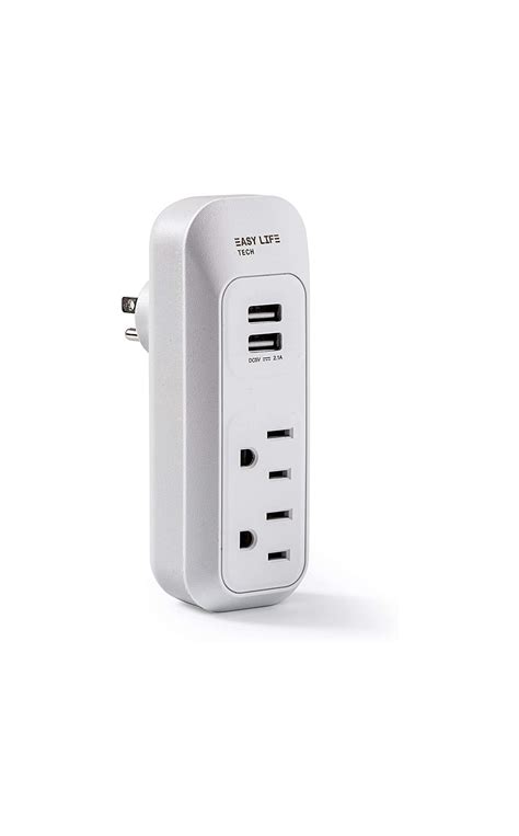 Multi Plug Outlet Expander Ac Outlets Usb Charging Ports Prong Wall Plug Adapter Ideal