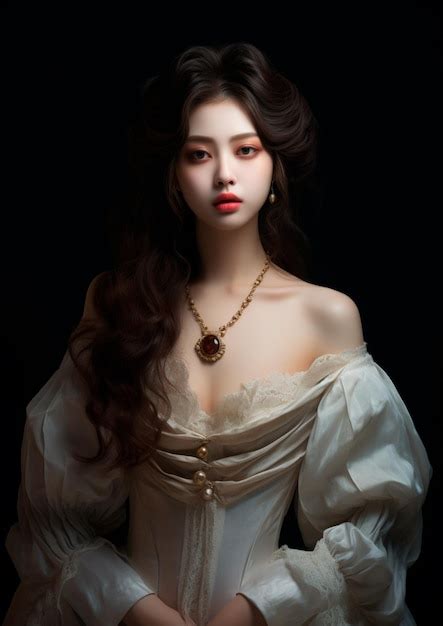 Premium Ai Image An Asian Girl In Period Clothing