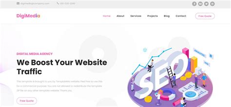 Digimedia Bootstrap 5 Html5 Digital Marketing Website Template Mg Technologies
