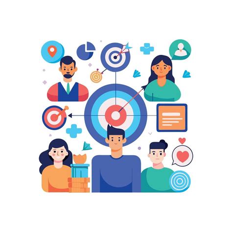 Targeted Segmentation And Personalization Flat Minimalistic Illustration 48684604 Vector Art At