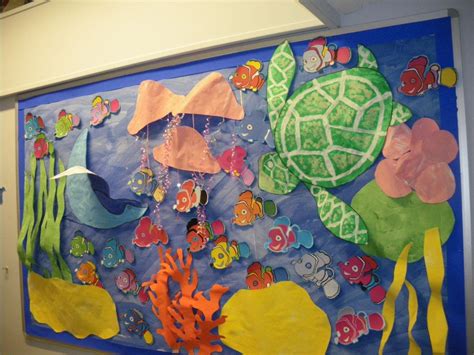 Paper Ocean Display Finding Nemo Display Classroom Display Seaside