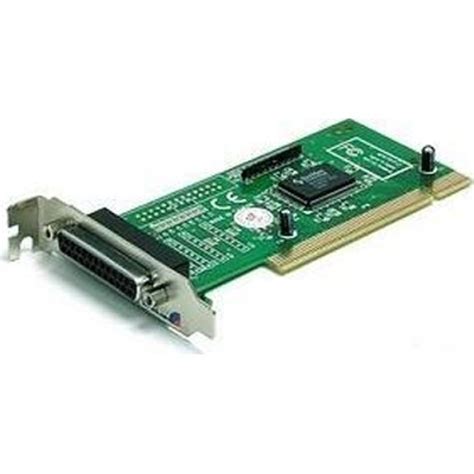 StarTech PCI1P LP 1 Port Low Profile PCI Parallel Adapter Card Ieee1284 Db25 Card