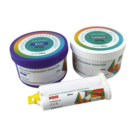 Dental Clinic Use Silicone Dental Impression Material Putty Silicone Impression Materials And