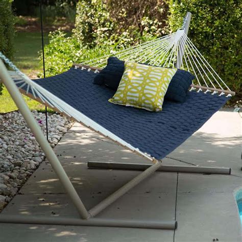 Soft Weave Hammock Navy Sq Weave Navy Hatteras Hammocks