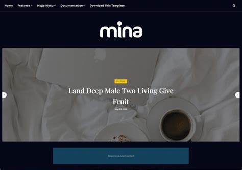 Mina Blogger Template • Blogspot Templates 2025