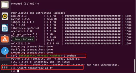 虚拟机ubuntu系统搭建tensorflow环境 kkkshiki 博客园