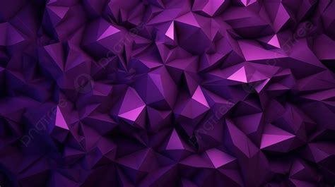 รูป3 มิติของรูปหลายเหลี่ยมสามเหลี่ยมสีม่วงเป็นพื้นหลัง โพลีต่ำ พื้นหลังโพลี พื้นหลัง