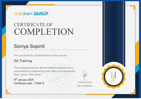 Git Certification Learning Softwaredevelopment Sopinti Soniya