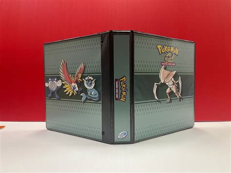 Vintage Custom Pokémon Trading Card 15” Binder W 9 Pocket Pages Etsy