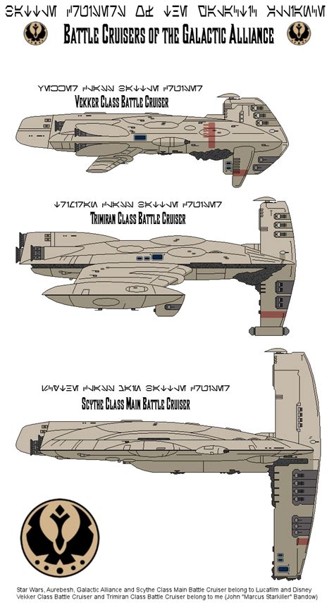 Battle Cruisers Of The Galactic Alliance By Marcusstarkiller On Deviantart