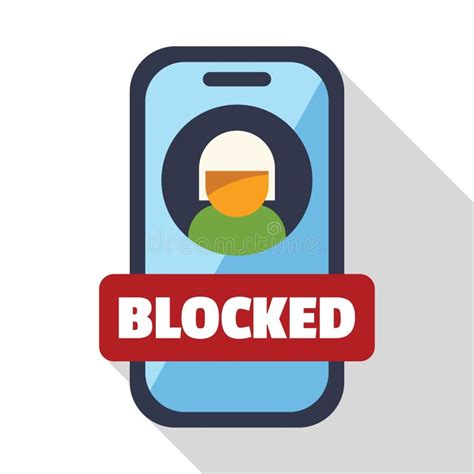 Smartphone Showing Blocked Contact Representing Online Safety And