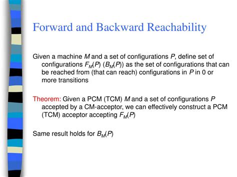 Ppt Reachability Analysis For Some Models Of Infinite State Transition Systems Powerpoint