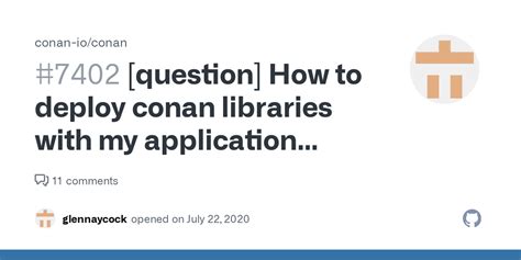 [question] how to deploy conan libraries with my application using