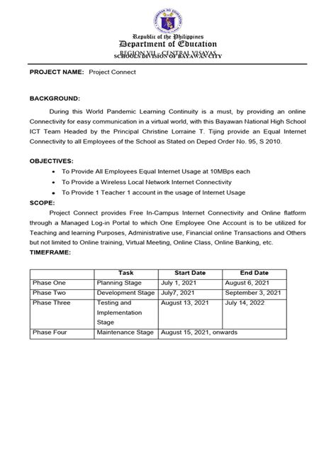 Project Connect Pdf Internet Usability