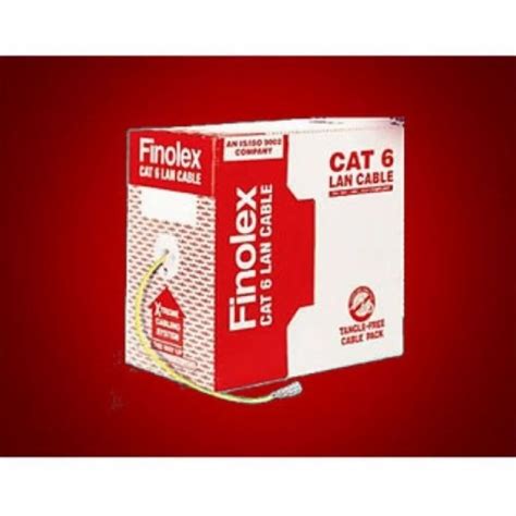 Finolex Lan Cable Cat 6 At Rs 7055box Cat 6 Utp Cable In Ahmedabad