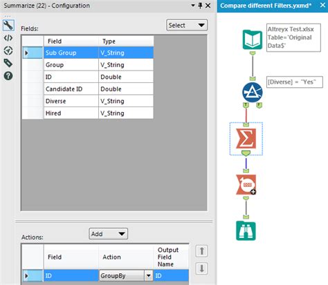 Solved Creating 2 Pivot Tablesdifferent Filters And Com Alteryx Community