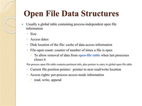 File Concept And Access Method Pptx