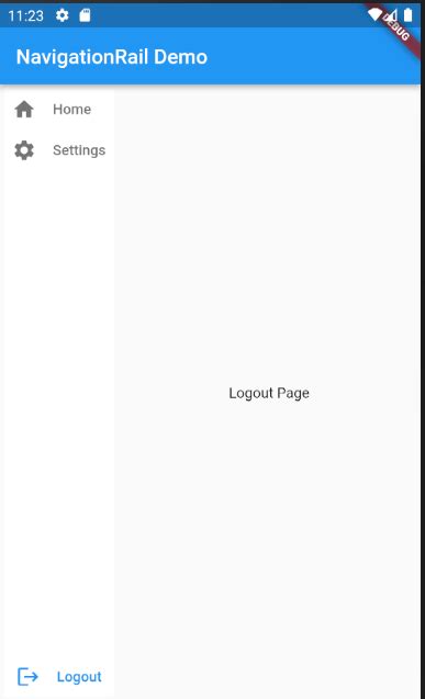 Dart Flutter Push Some Navigationraildestination To Bottom Of The Page Stack Overflow