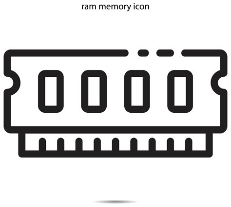 Ram Memory Icon 35371297 Vector Art At Vecteezy