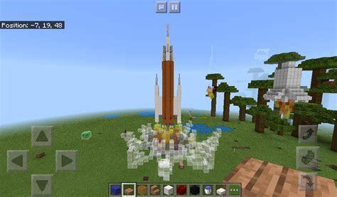 I Built A Rocket R Minecraft