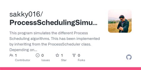 Github Sakky016processschedulingsimulation This Program Simulates