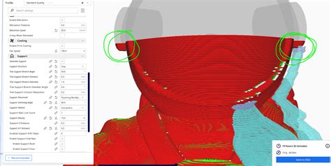 Why Do My Tree Supports Only Support One Side As Far As I Can Tell It Should Be Symmetrical
