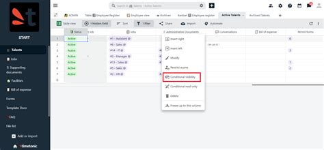 Exercise 2 Adding Conditional Visibility Timetonic V7 En